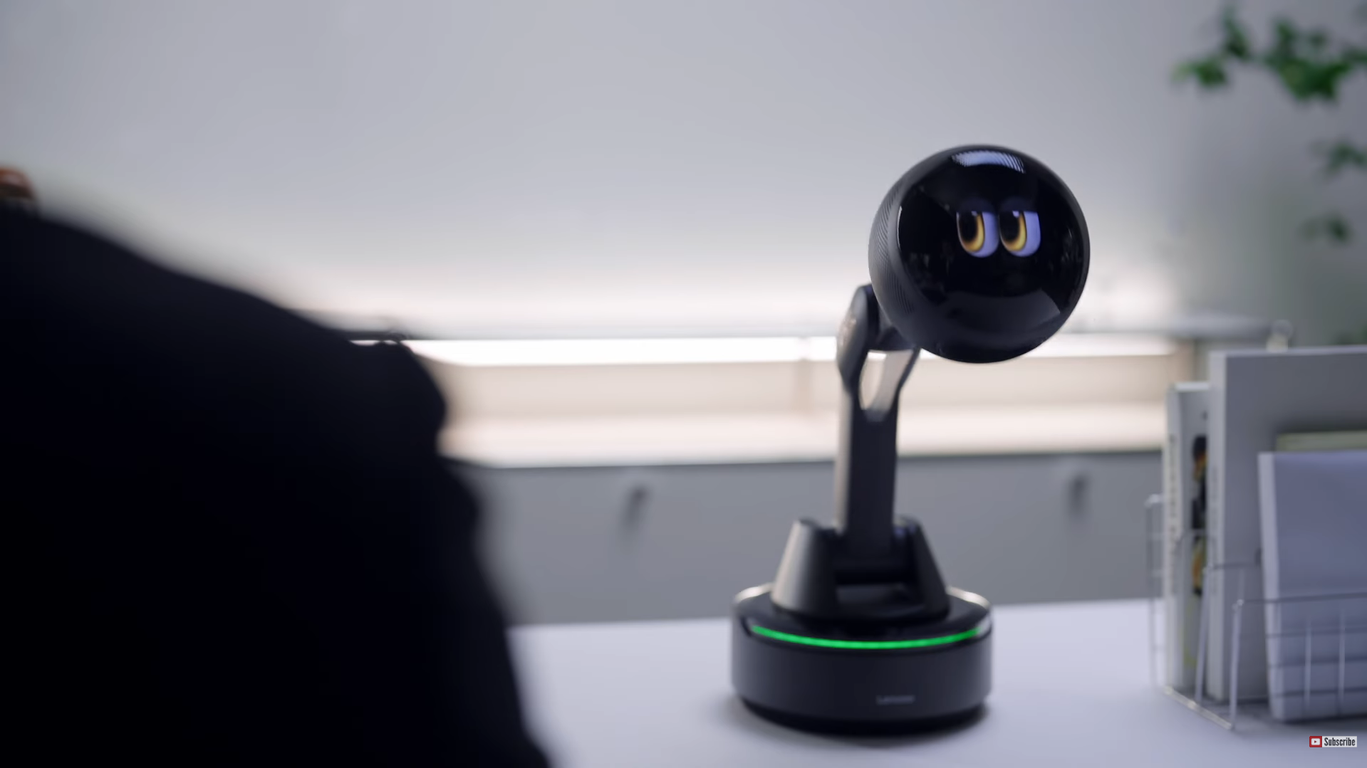 Lenovo Unveils AI Desk Robot Concept With Animated Puppy Eyes to Assist ...