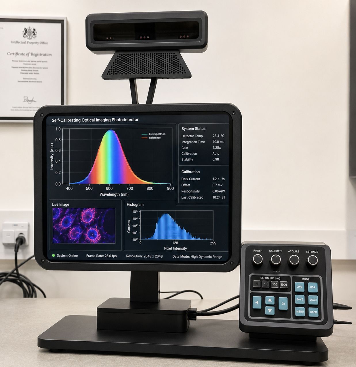 UK Government Grants Design Registration for "Self-Calibrating Optical ...
